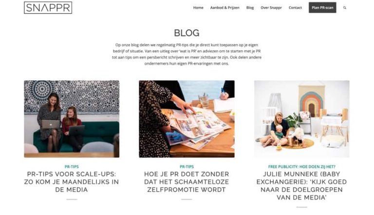 Content marketing voorbeelden: 10 goede zakelijke blogs - SuperBlogger